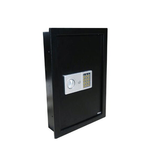 Digital Wall Safe – Electronic, Steel, Keypad, 2 Manual Override Keys ...